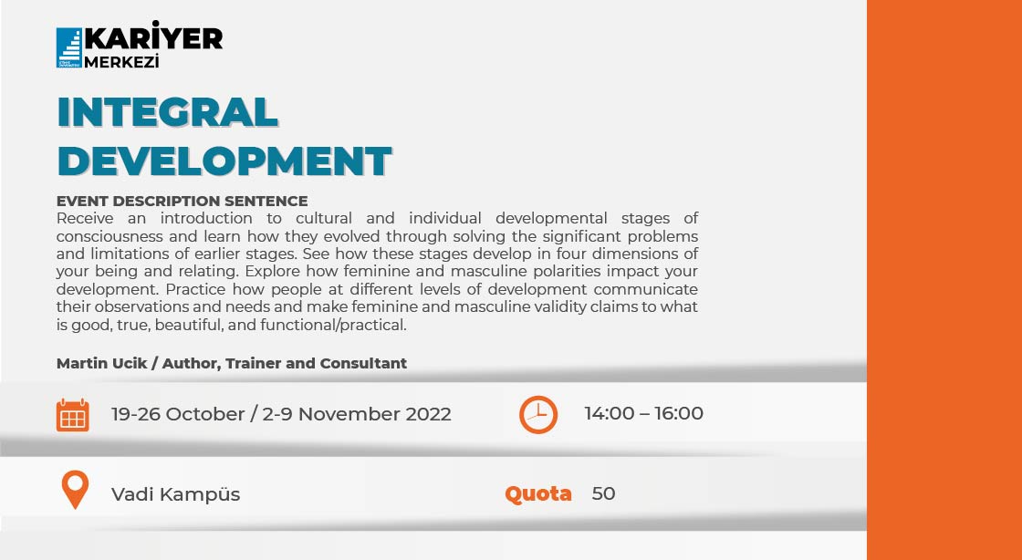 Integral Development - Training | Kariyer Merkezi